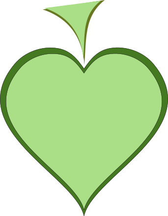 Green Heart Drawing Clip Art Image - ClipSafari