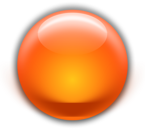 Orange Glowing Ball Clip Art Image - ClipSafari