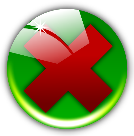 Red X Button Clip Art Image - ClipSafari