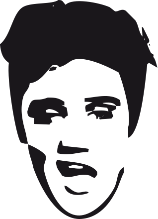 Elvis Outline Clip Art Image - ClipSafari