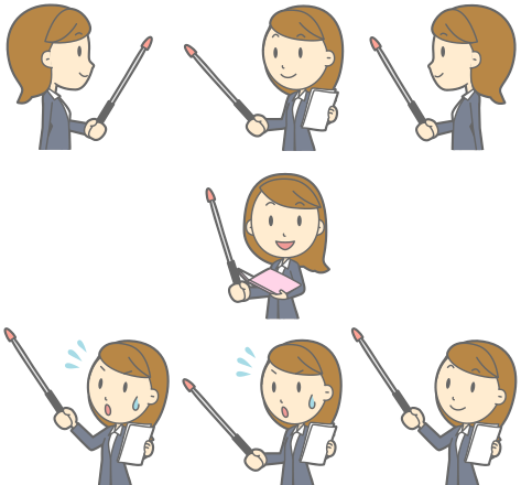 Woman Instructing Clip Art Image - ClipSafari