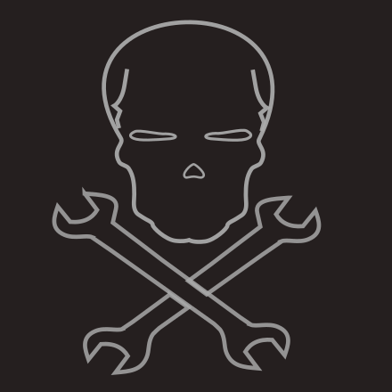 Skull and Cross Wrenches Clip Art Image - ClipSafari
