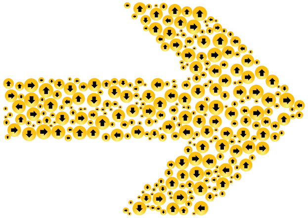 Arrow of Confusion Clip Art Image - ClipSafari