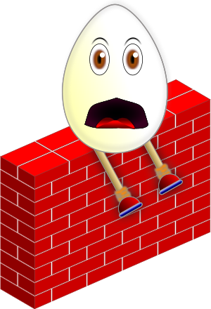 Egg on the wall Clip Art Image - ClipSafari