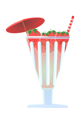 Strawberry Drink Clip Art Image - ClipSafari