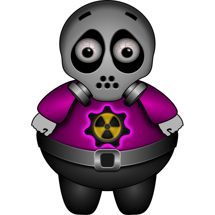 Cartoon Character Wearing Gas Mask Clip Art Image - ClipSafari