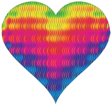 Wavy Heart Clip Art Image - ClipSafari