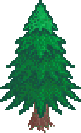 Pixel Tree Clip Art Image - ClipSafari