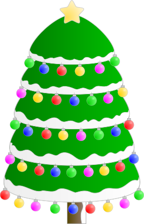 Christmas Tree Clip Art Image - ClipSafari