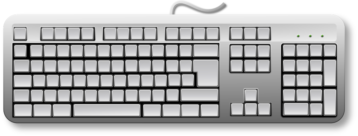 Blank Keyboard Clip Art Image - ClipSafari