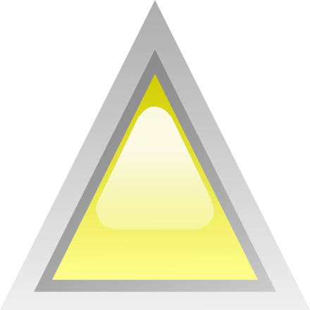 Yellow Triangle Outline