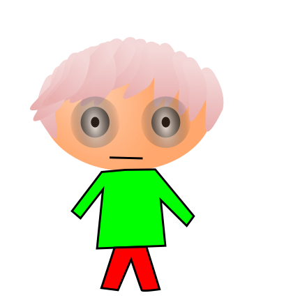 Blurry Cartoon Character Clip Art Image - ClipSafari