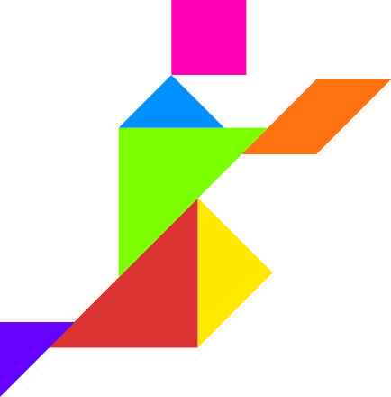 Colorful Tangram Clip Art Image - ClipSafari