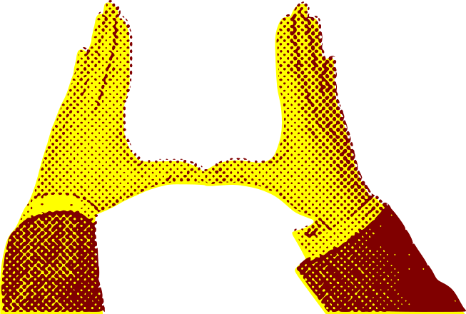 Yellow Hands Clip Art Image - ClipSafari