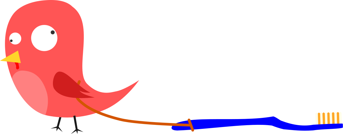 Toothbrush Bird Clip Art Image - ClipSafari