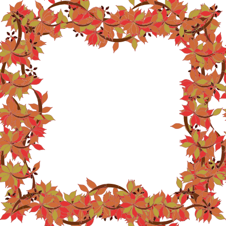 Autumn Leaves Frame Clip Art Image - ClipSafari