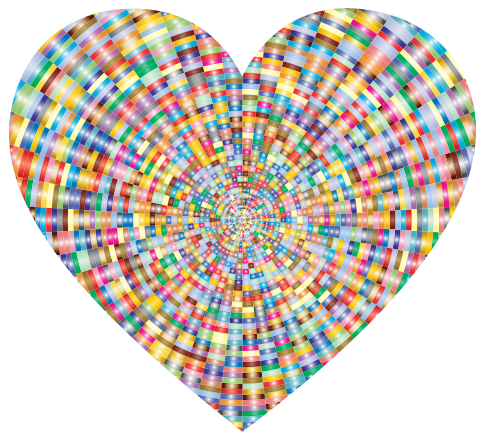 Heart of Many Colors Clip Art Image - ClipSafari