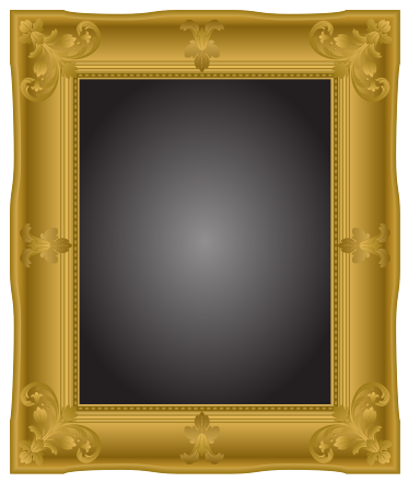 Golden Picture Frame Clip Art Image - ClipSafari