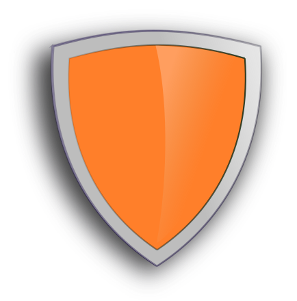 Orange Shield Clip Art Image - ClipSafari