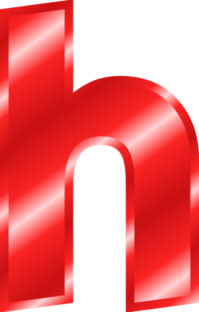 Red Letter H Clip Art Image - ClipSafari