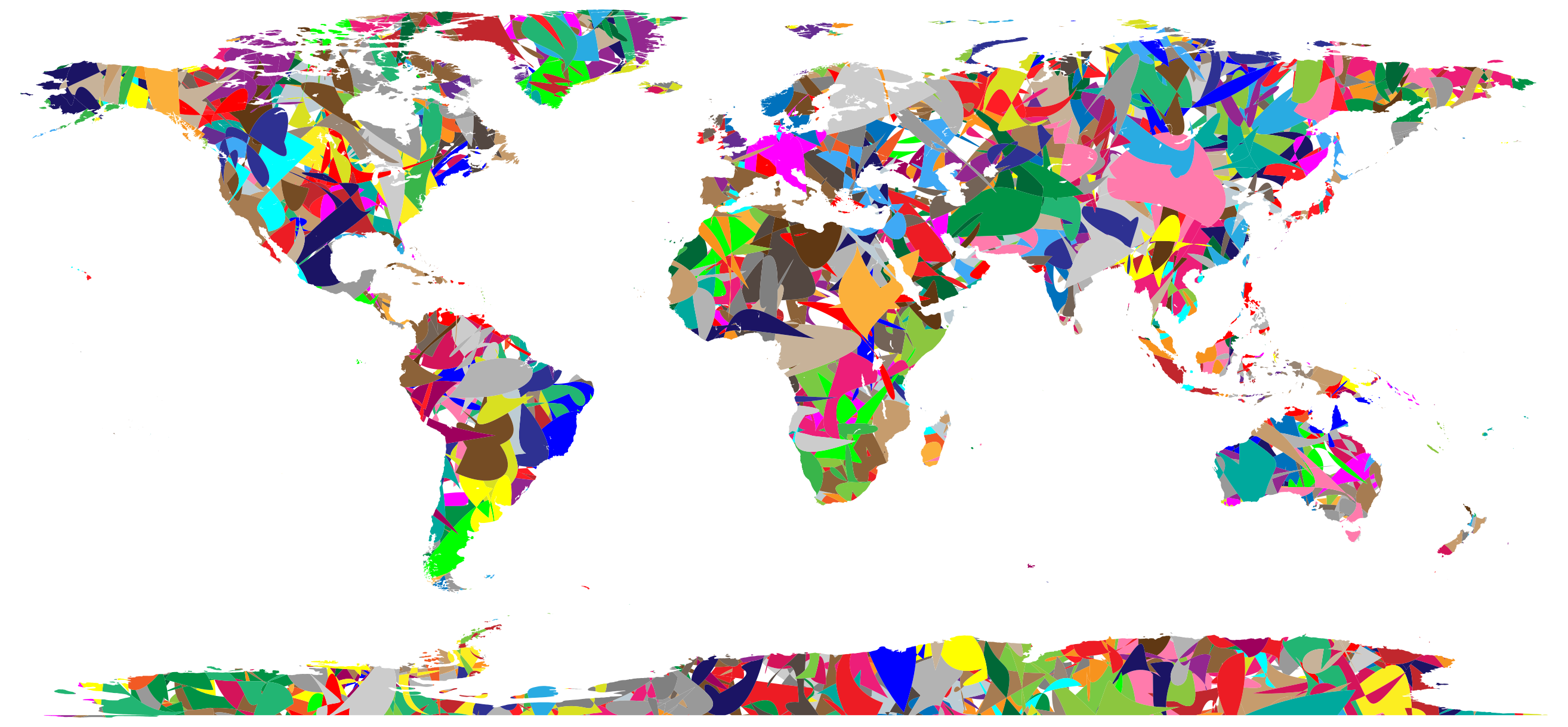 Modern Art World Map Clip Art Image ClipSafari