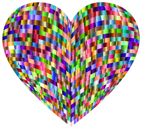 Heart of Many Colors Clip Art Image - ClipSafari