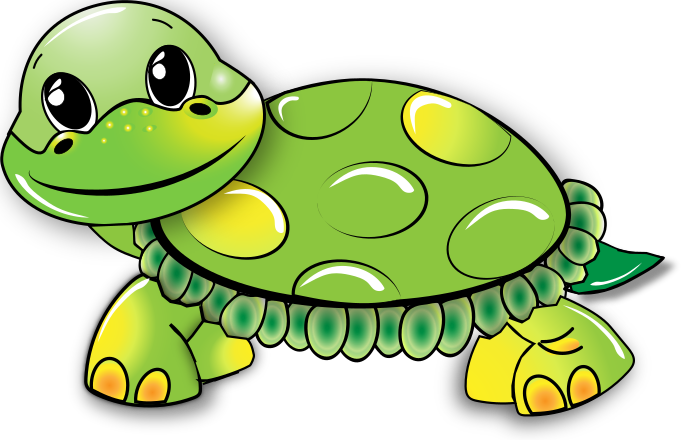 Happy Green Turtle Clip Art Image - ClipSafari