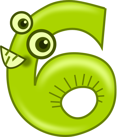Animal Number Six Clip Art Image - ClipSafari