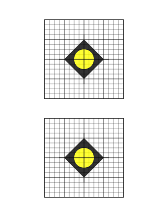 Two Yellow Dots on Black Background Clip Art Image - ClipSafari