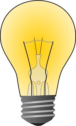 Yellow Light Bulb Clip Art Image - ClipSafari