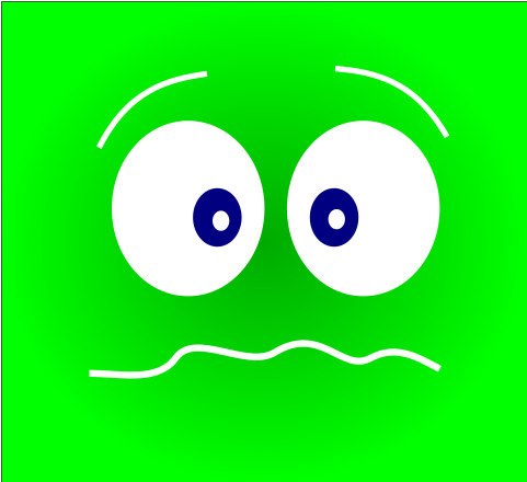 Green Surprised Face Clip Art Image - ClipSafari