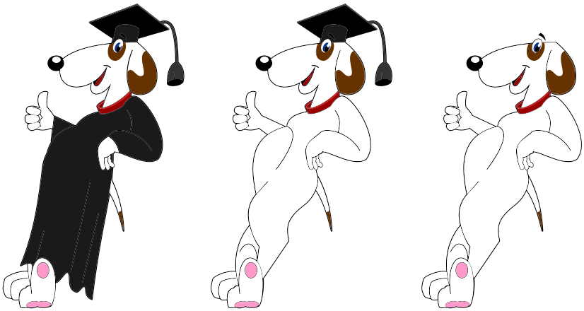Graduating Dogs Clip Art Image - ClipSafari