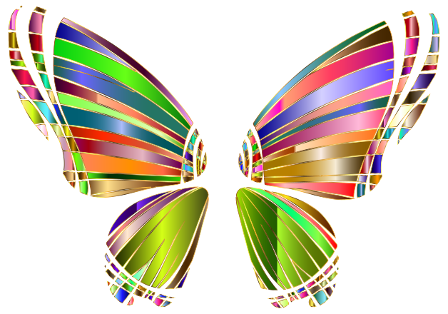 Colorful Butterfly Clip Art Image - ClipSafari