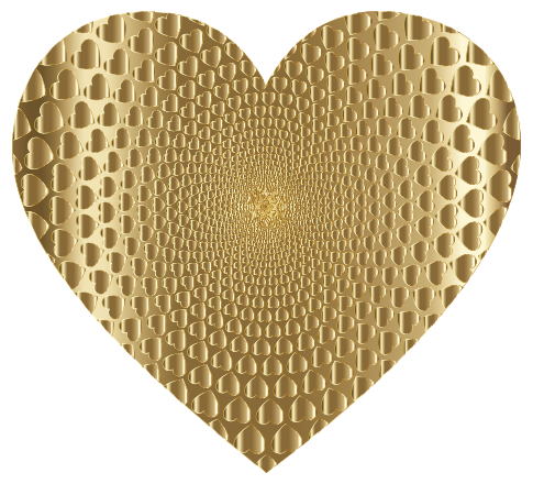 Gold Heart Clip Art Image - ClipSafari
