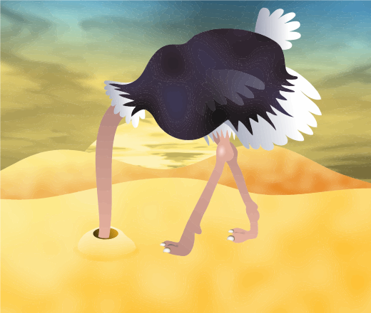 Ostrich Digging Clip Art Image - ClipSafari