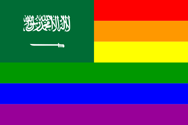 Rainbow Flag of Saudi Arabia Clip Art Image - ClipSafari