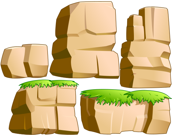 Different types of rocks Clip Art Image - ClipSafari