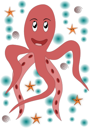 Happy Octopus Clip Art Image - ClipSafari