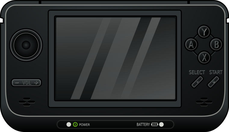 Handheld game console Clip Art Image - ClipSafari