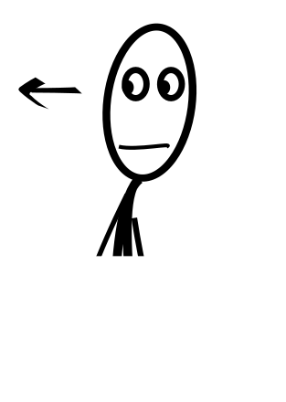 Person Looking Left Clip Art Image - ClipSafari