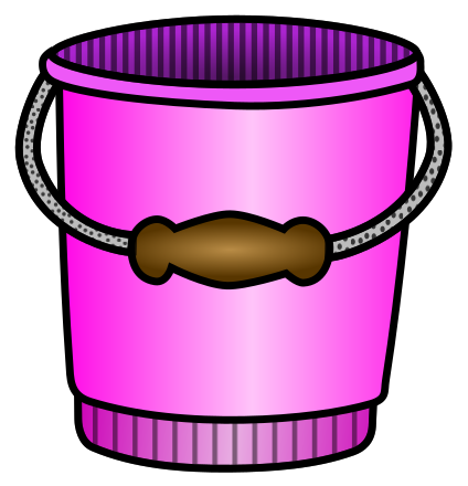 Pink Bucket Clip Art Image - ClipSafari