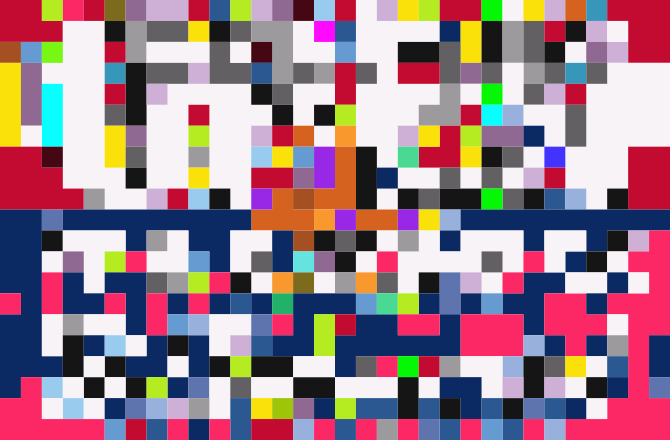 Colorful Pixelated Image Clip Art Image - ClipSafari