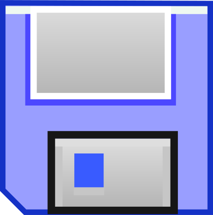 Blue and Gray Computer Screen Clip Art Image - ClipSafari