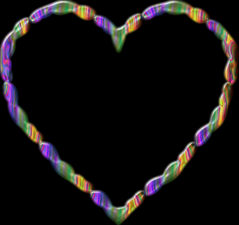 Rainbow Heart Clip Art Image - ClipSafari