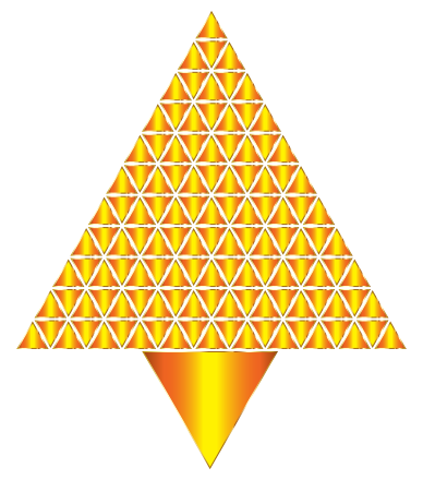 Triangular Christmas Tree Clip Art Image - ClipSafari