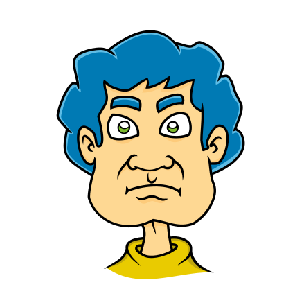 Blue Man Clip Art Image - ClipSafari