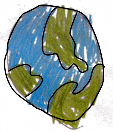 Hand Drawn Earth Clip Art Image - ClipSafari