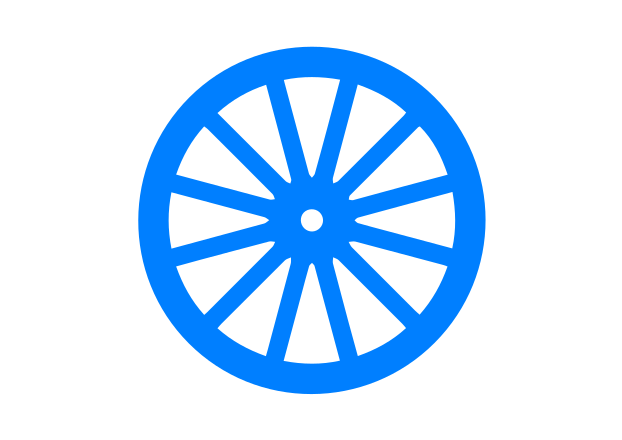 Blue Wheel Clip Art Image - ClipSafari