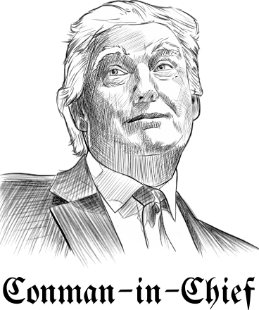 Conman-in-Chief Clip Art Image - ClipSafari