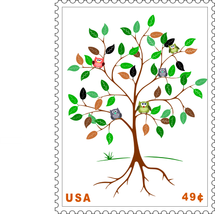 US Postal Stamp Clip Art Image - ClipSafari